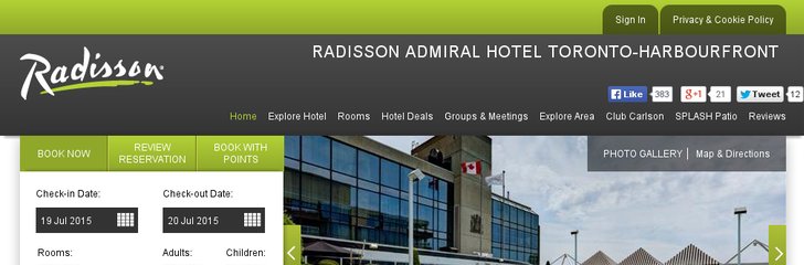 Radisson Blu Toronto Downtown - VenueDir