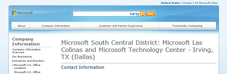 Microsoft Technology Center: Dallas - VenueDir