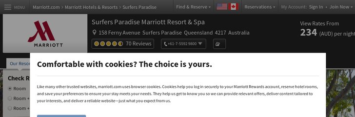 Surfers Paradise Marriott Resort and Spa - VenueDir